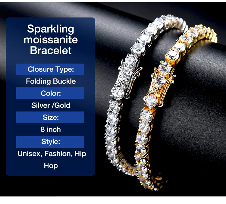 Mothers Day Promo - Sparkling Moissanite Bracelet with free jewelry box ...