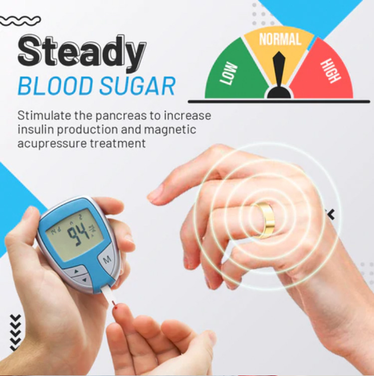 Pay day sale - Magnetic Therapy Blood Sugar Control Ring