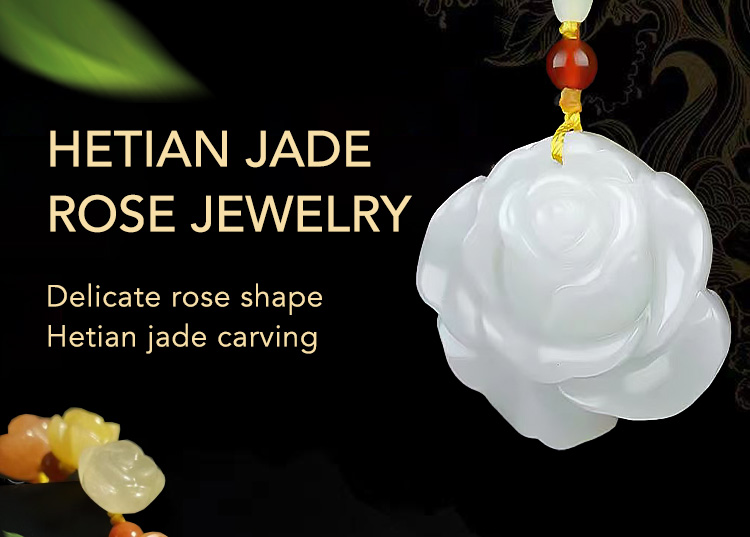 hetian jade rose jade